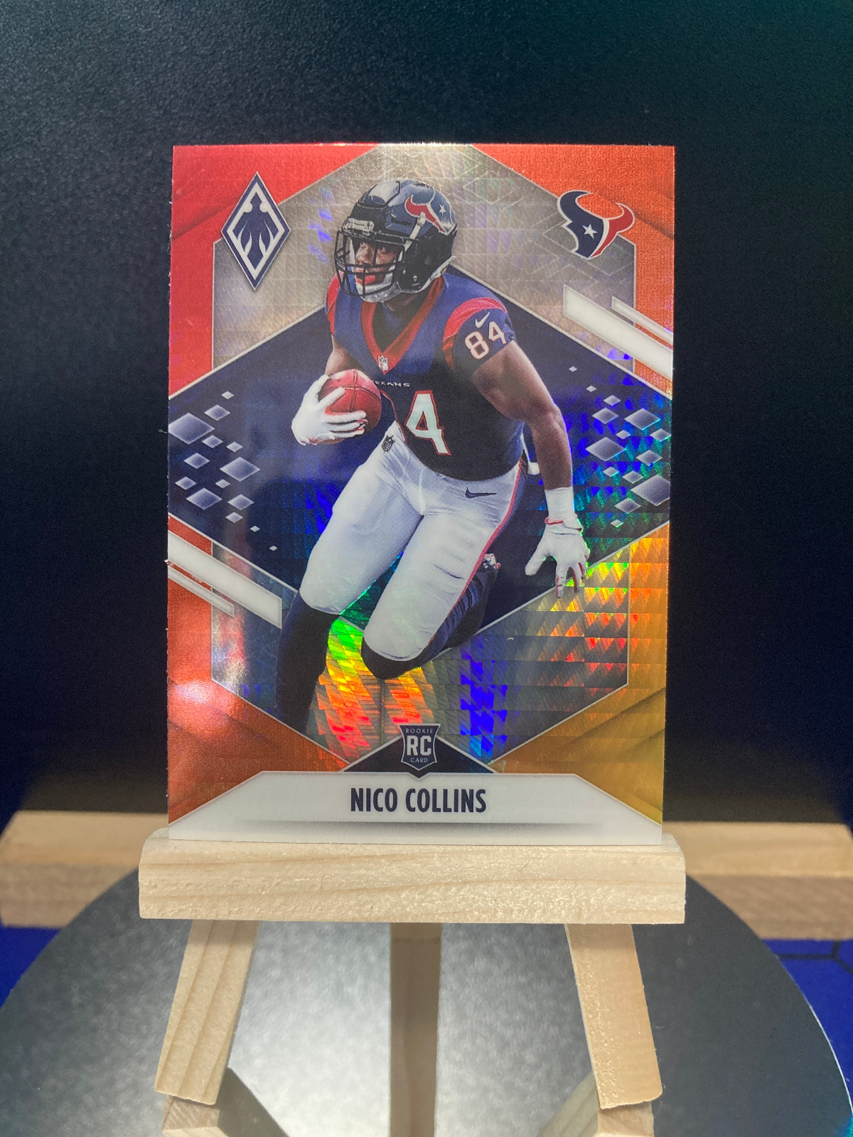 Nico Collins ~ 2021 Phoenix Fire Burst Rookie RC – Tulsa Card Co